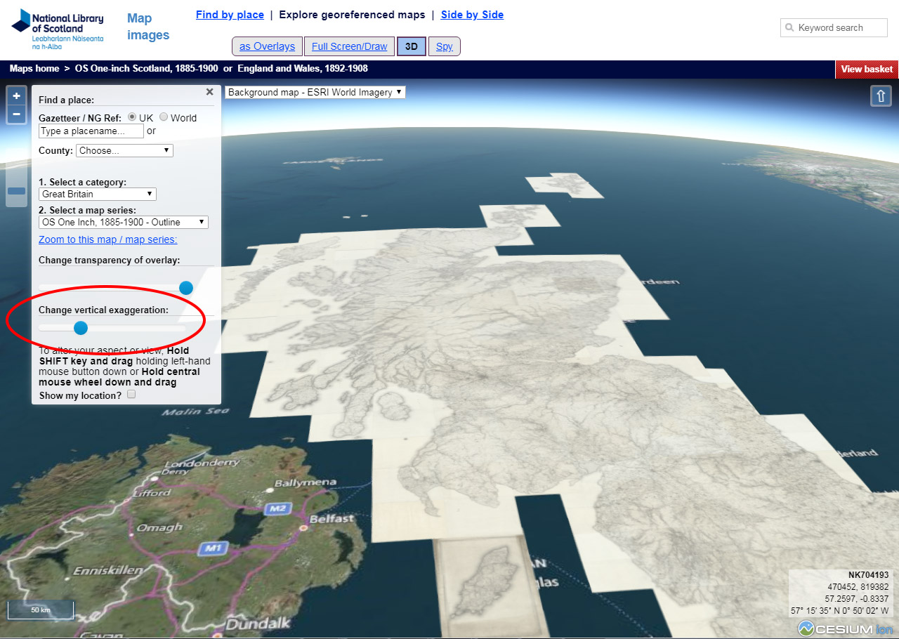 Scotland from above – our 3D map viewer with new vertical exaggeration ...