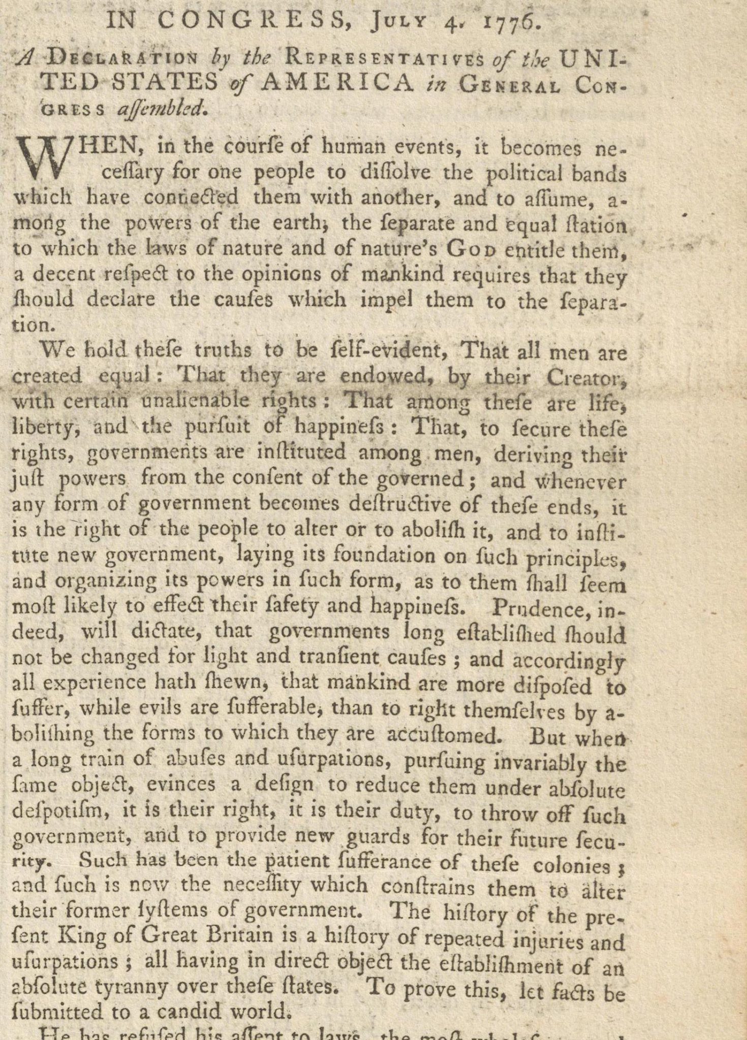 1776: a revolutionary year for Scottish newspapers – National Library ...